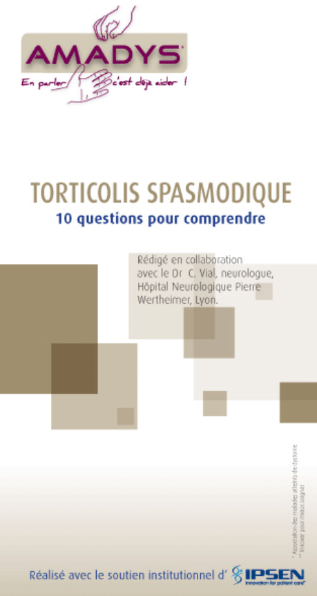 Qu'est ce que la dystonie cervicale